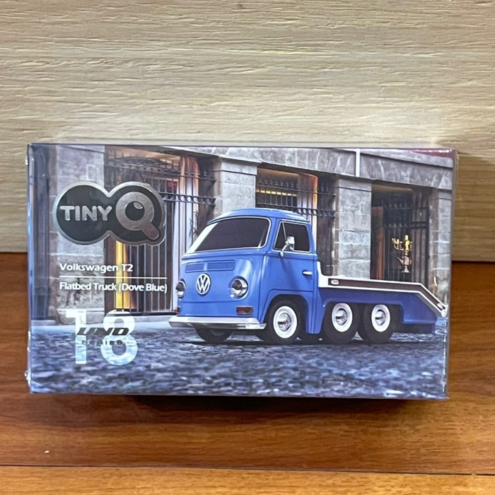 Jual TINYQ VOLKSWAGEN T2 DOVE BLUE FLATBED TRUCK TINY Q BUKAN CHORO Q TERBARU | Shopee Indonesia