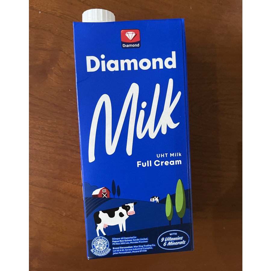 Jual Diamond Susu UHT full cream 1 liter full cream milk susu uht | Shopee Indonesia
