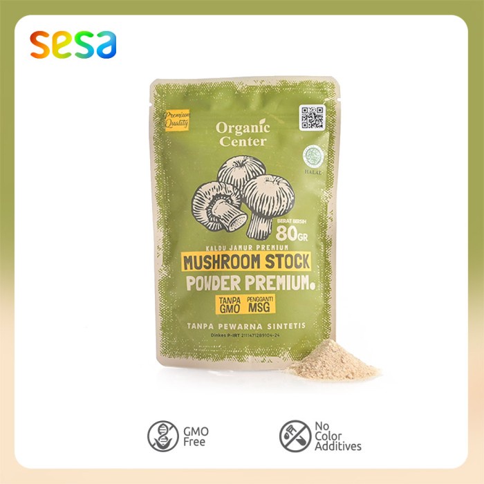 Jual Organic Center Kaldu Jamur Premium Non Msg 80 g | Shopee Indonesia