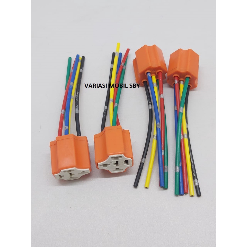 Jual SOKET KABEL RELAY KERAMIK - SOCKET RELAY KLAKSON & LAMPU 5 KABEL ...