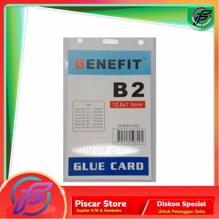 Jual Name Tag Plastik ID B2 - BENEFIT Card Case Uk. B2 (Pack isi 20 ...