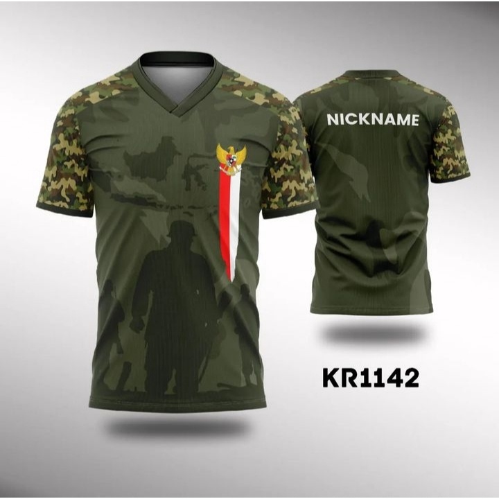 Jual 0X-TNI-01 BAJU KAOS JERSEY FULL PRINTING TNI TENTARA INDONESIA ...