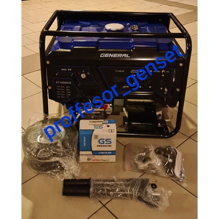 Jual Genset 10 kva 8000 watt 10kva general ET 10000 CE | Shopee Indonesia