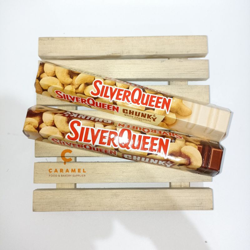 Jual Silverqueen Chunky Bar White 95gr/ Silverqueen Chunky Cash ...