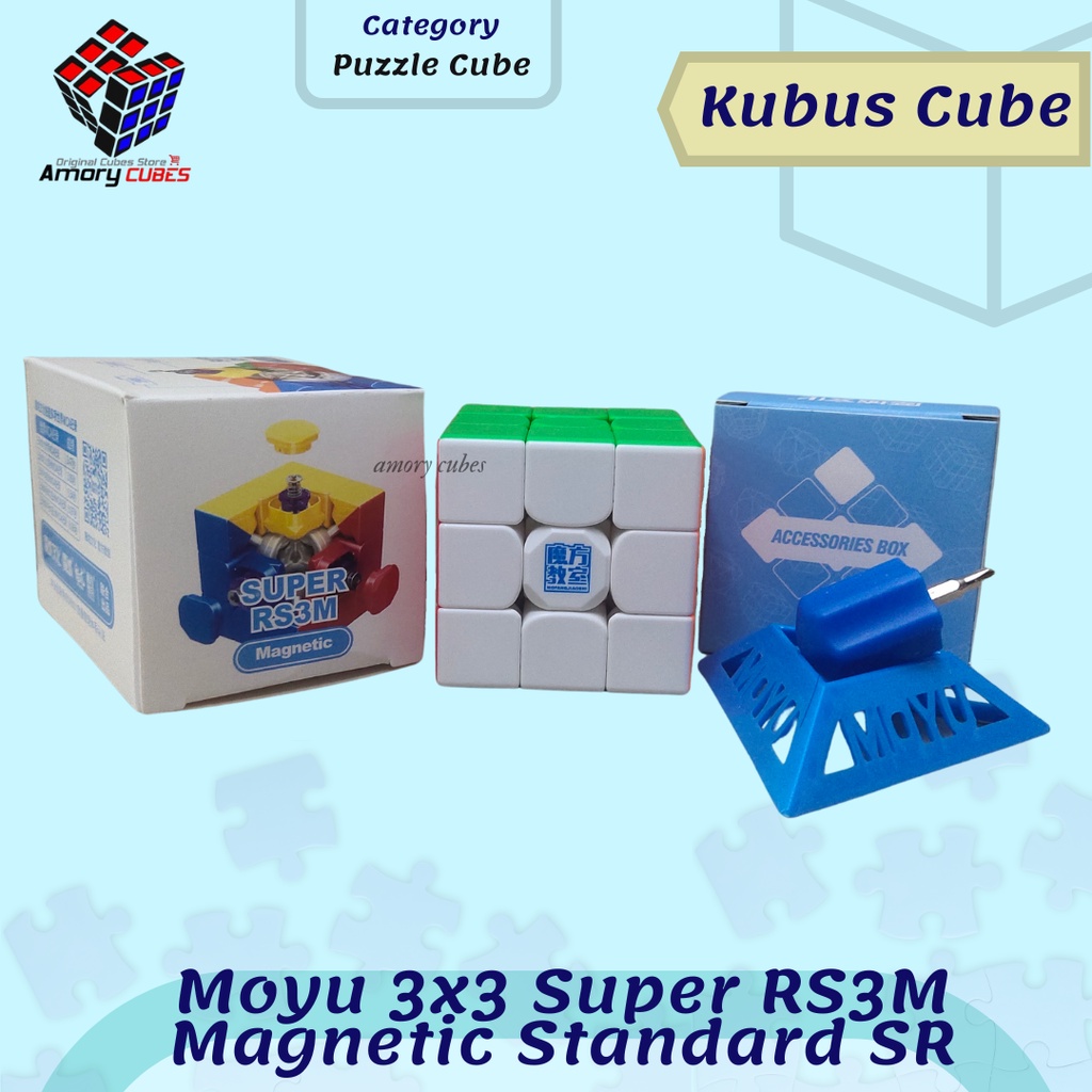 Jual Rubik 3x3 Moyu Super RS3M 2022 MAGNETIC STANDARD Edition | RS3 M ...
