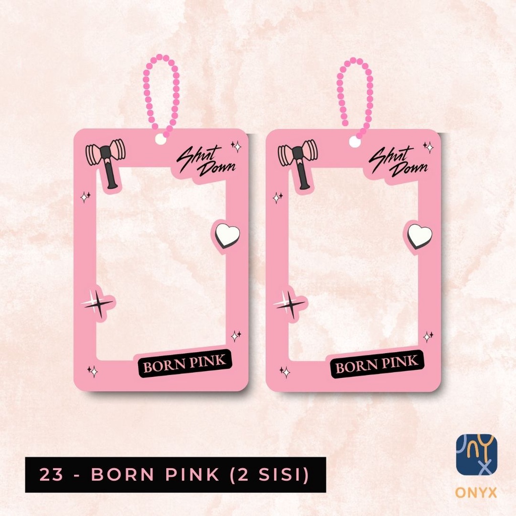 Jual PC HOLDER / PHOTOCARD HOLDER AKRILIK 2 SISI TRANSPARAN DEPAN ...