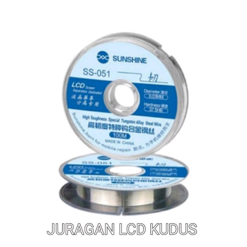 Jual BENANG KAWAT PEMISAH TOUCHSCREEN - SEPARATING WIRE SS-051 SUNSHINE 0.03 MM | Shopee Indonesia