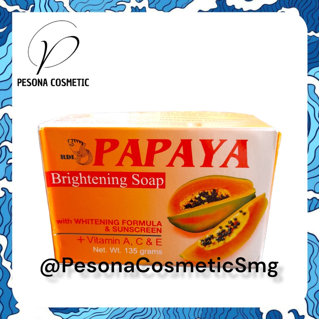 Jual SABUN PEPAYA RDL ORIGINAL 135 GR / PAPAYA RDL PHILIPINA / KOJIC ...