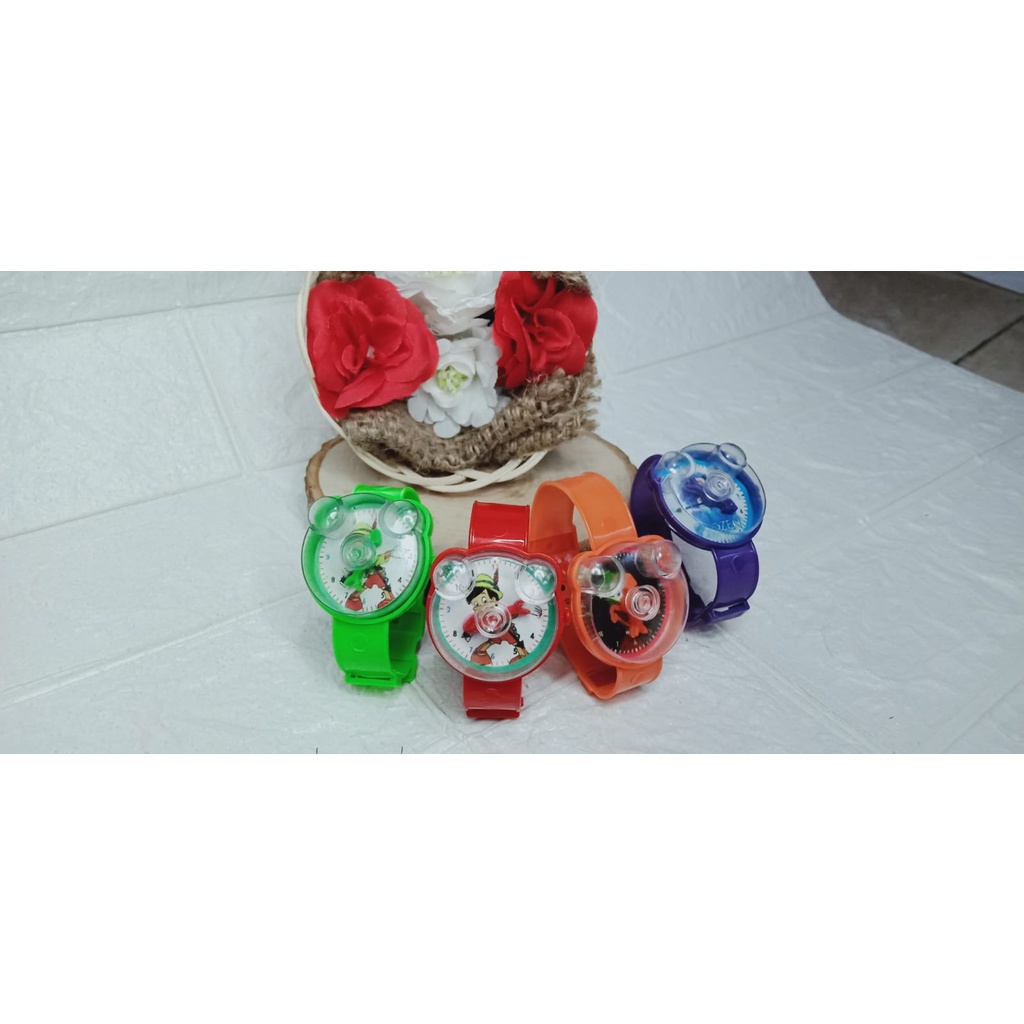 Jual Mainan Jam Tangan Anak Karakter Lucu/Mainan Jam Anak Perempuan ...