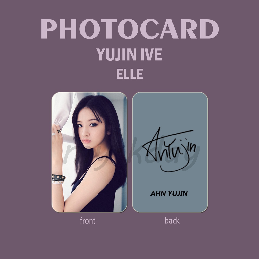 Jual PC-1165, Photocard Yujin IVE E ll e 2 sisi | Shopee Indonesia