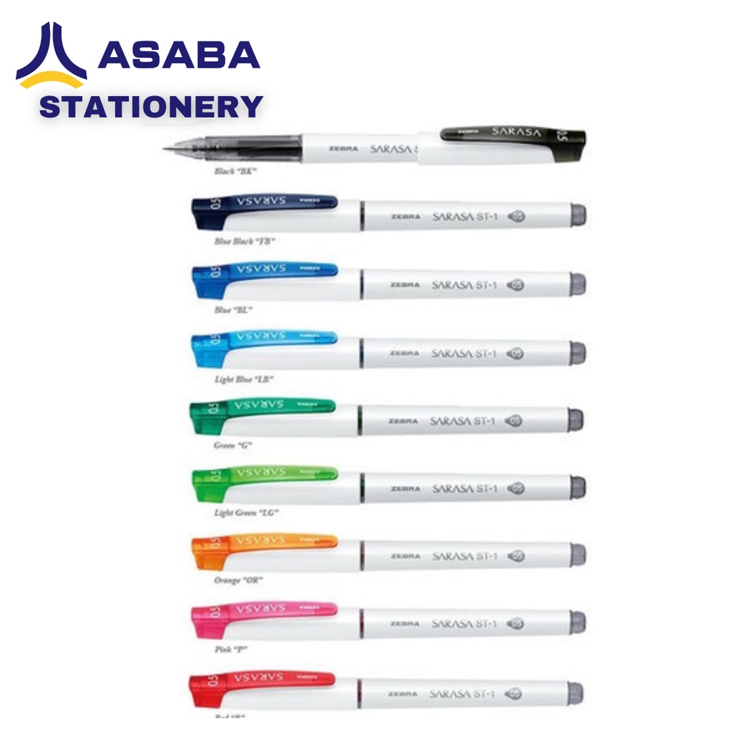 Jual Asaba Stationery - Pen/Pulpen/Bulpen Sarasa ST-1 05mm | Shopee ...