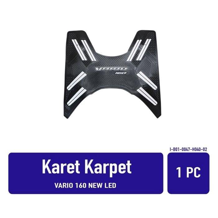 Jual Jual Karpet-Injekan-Pijakan-Alas Kaki-Bordes Karet Vario 160 New LED 2022 - Putih ...