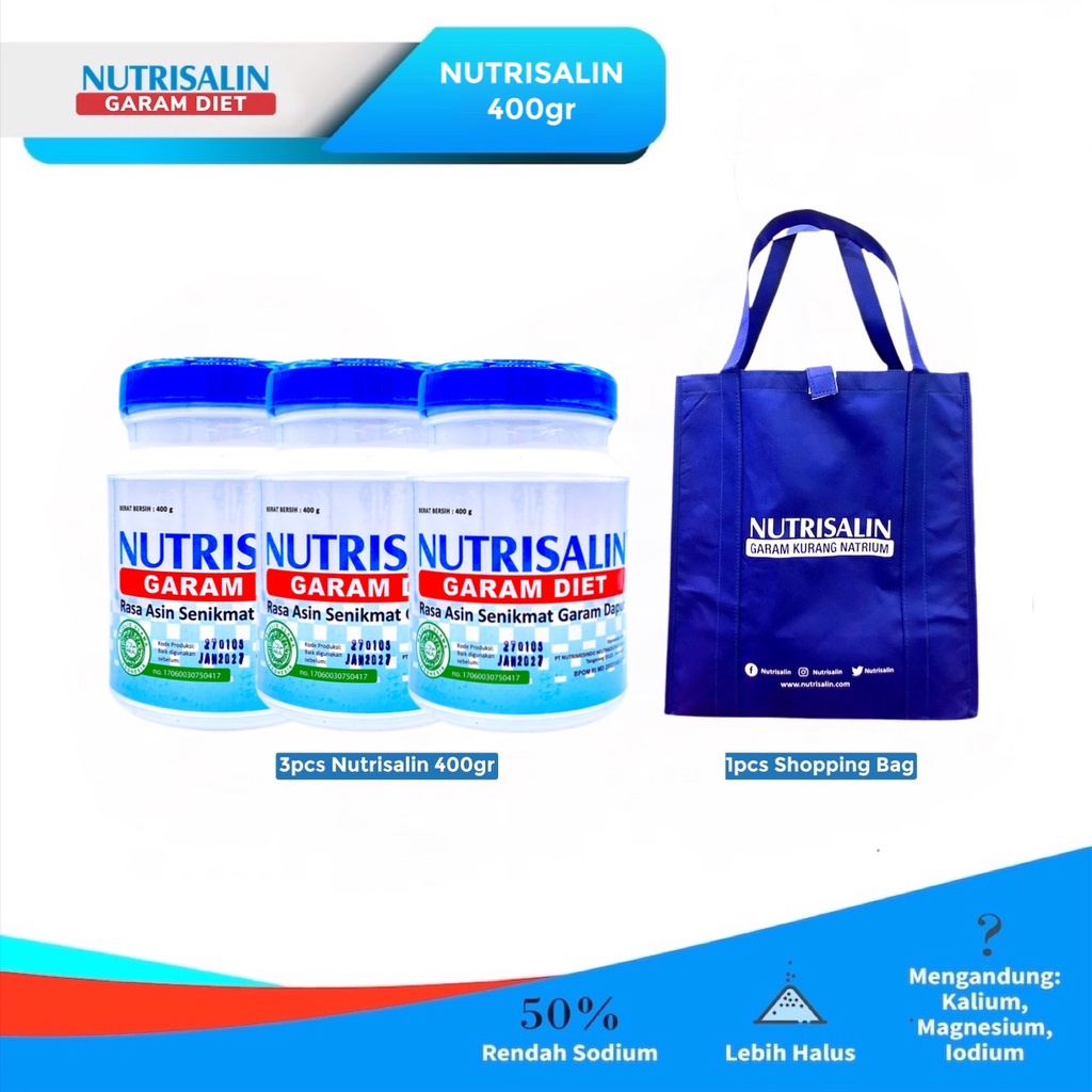 Jual Bundle A - Nutrisalin 400 gr GRATIS Hadiah | Shopee Indonesia