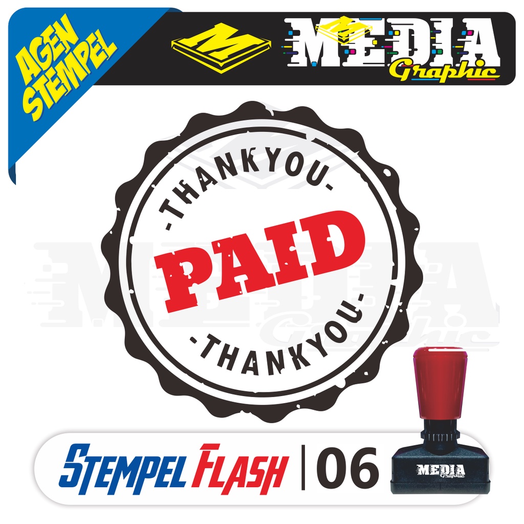 Jual CAP PAID / STEMPEL PAID BULAT / STEMPEL CUSTOM / STEMPEL MURAH ...