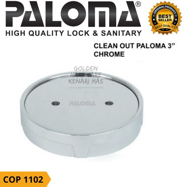 Jual PALOMA COP 1102 TUTUPAN SALURAN AIR 3 INCH CLEAN OUT 3" INCH BRASS ...