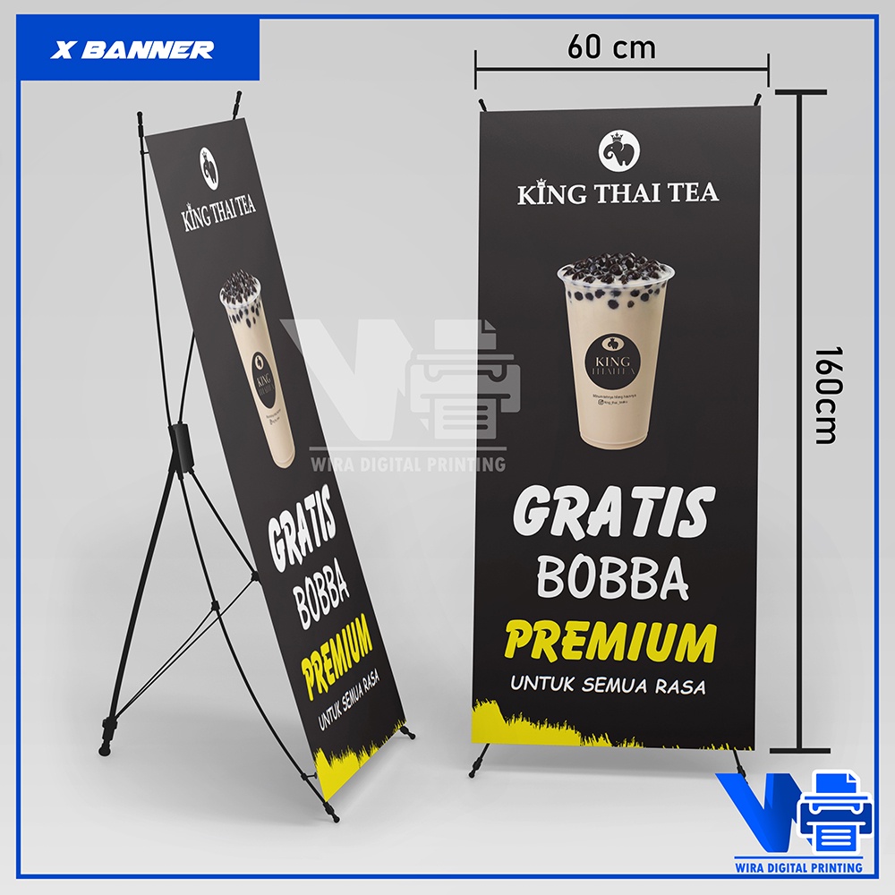 Jual Cetak X banner bahan flexy 280 gsm | Shopee Indonesia
