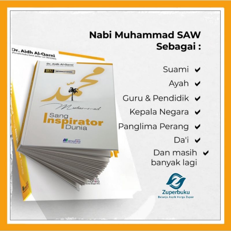 Jual Buku Muhammad Sang Inspirator Dunia ZUPERBUKU | Shopee Indonesia