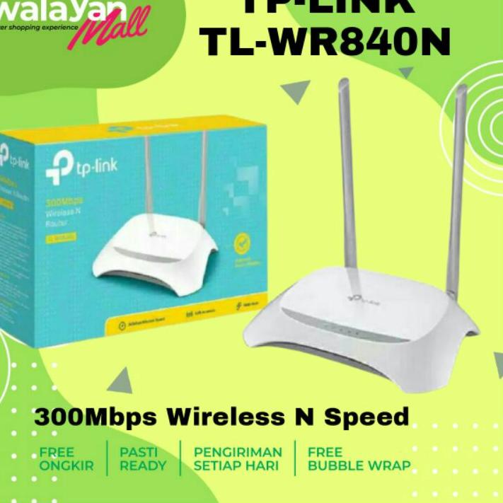 Jual Depan1 TP - LINK TL - WR840N Wireless Router 300Mbps | Shopee ...