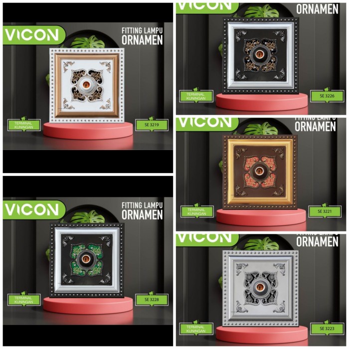 Jual Fitt Fitting Lampu Plafon Lampu Hias Ornamen Ceiling Pvc | Shopee ...
