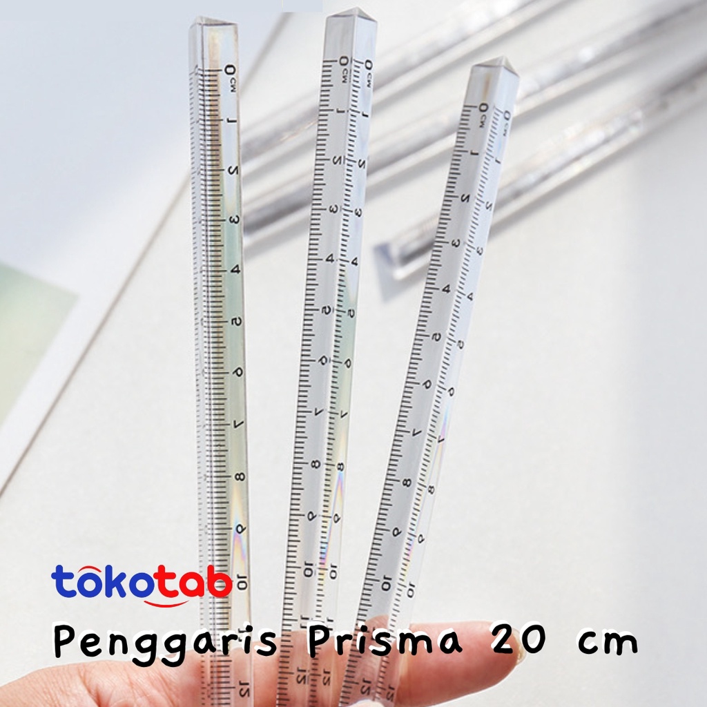 Jual Tokotab - Penggaris Segitiga Transparan Plastik Stationery Sekolah ...