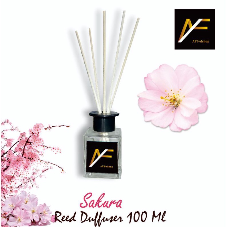 Jual Pengharum ruangan Sakura Reed Diffuser 100 ml Ambune | Shopee ...