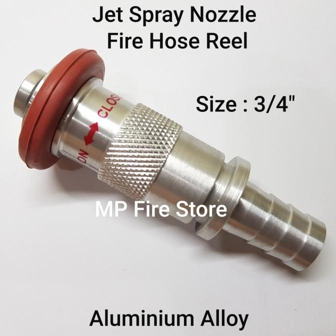 Jual Fire Jet Spray Nozzle 3/4 Hose Reel Variable Pemadam Aluminium ...