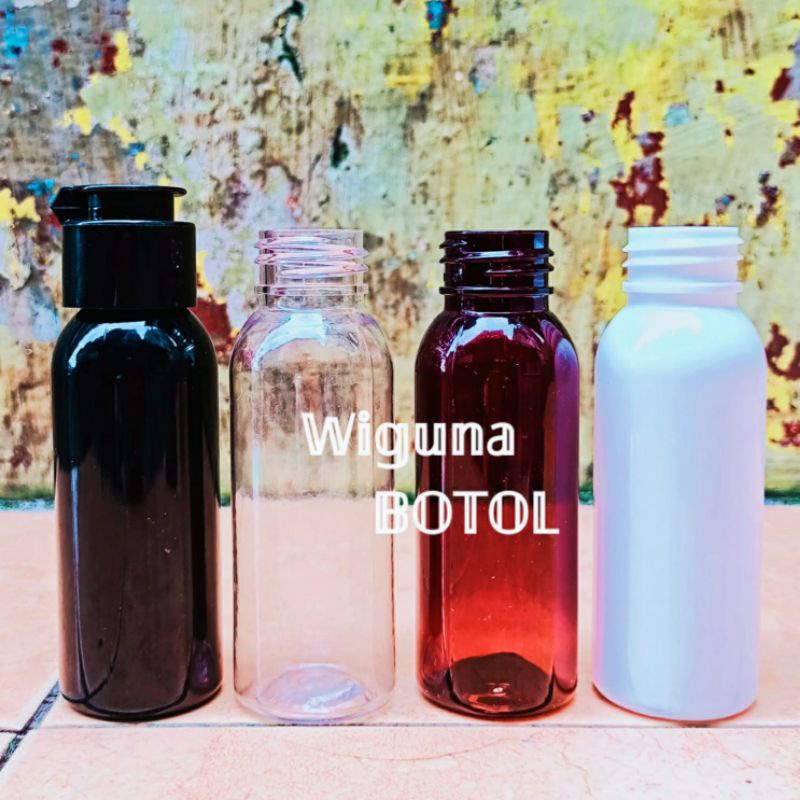 Jual Botol Fliptop Jamur 60ml Neck 24 / Botol PET 60ml N24 Tutup Fliptop Jamur Hitam | Shopee ...