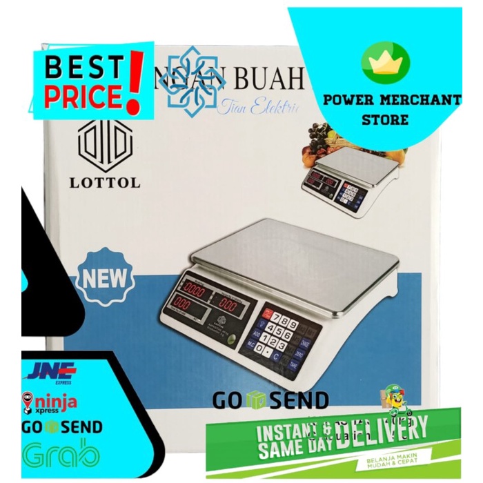 Jual Timbangan Duduk Digital Double Display 40Kg ORIGINAL. | Shopee ...