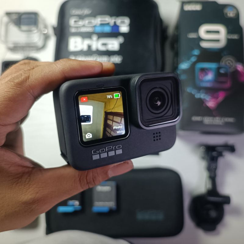 Jual GoPro HERO9 Black - Go Pro Hero 9 Black - Ultra Smooth 5k Paket Komplit | Shopee Indonesia