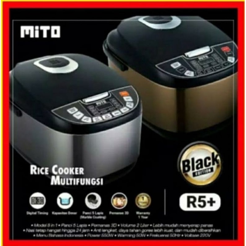 Jual Rice Cooker Mito New R5 plus | Shopee Indonesia