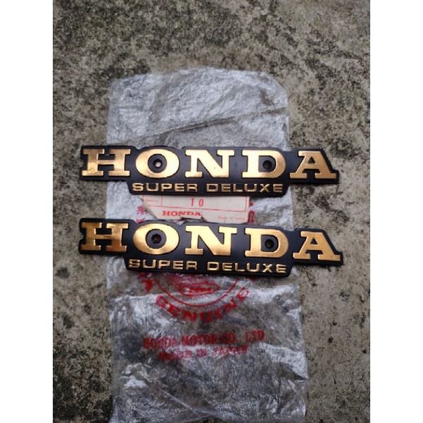Jual emblem tangki honda gl100 gl125 gl 100 gl 125 super deluxe ...