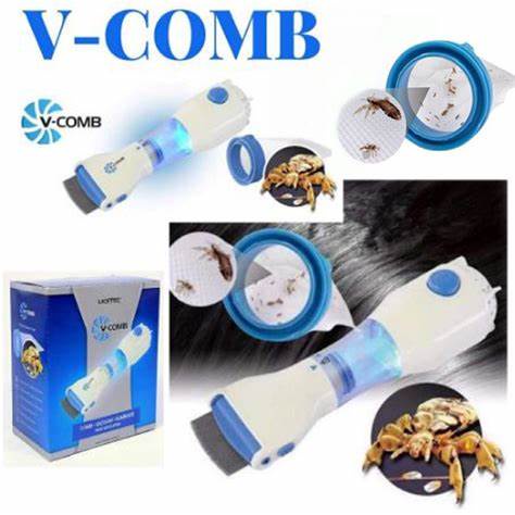 Jual Sisir Kutu Elektrik / Rambut Penghilang Kutu / Vacuum Comb Sisir ...