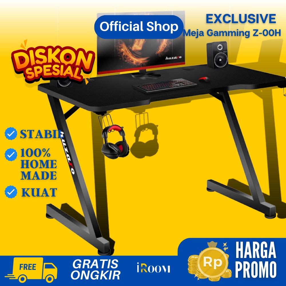 Jual Meja Gaming Komputer PC Minimalis Meja Live Streaming Youtuber ...