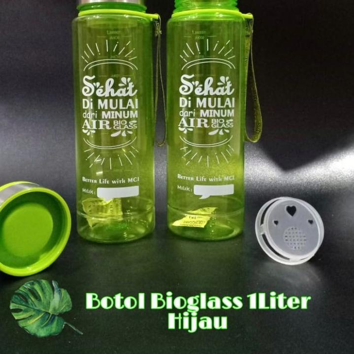 Jual Bio Tumbler ~ Botol Bioglass Mini MCI 1000ML Logo Sehat Dimulai ...