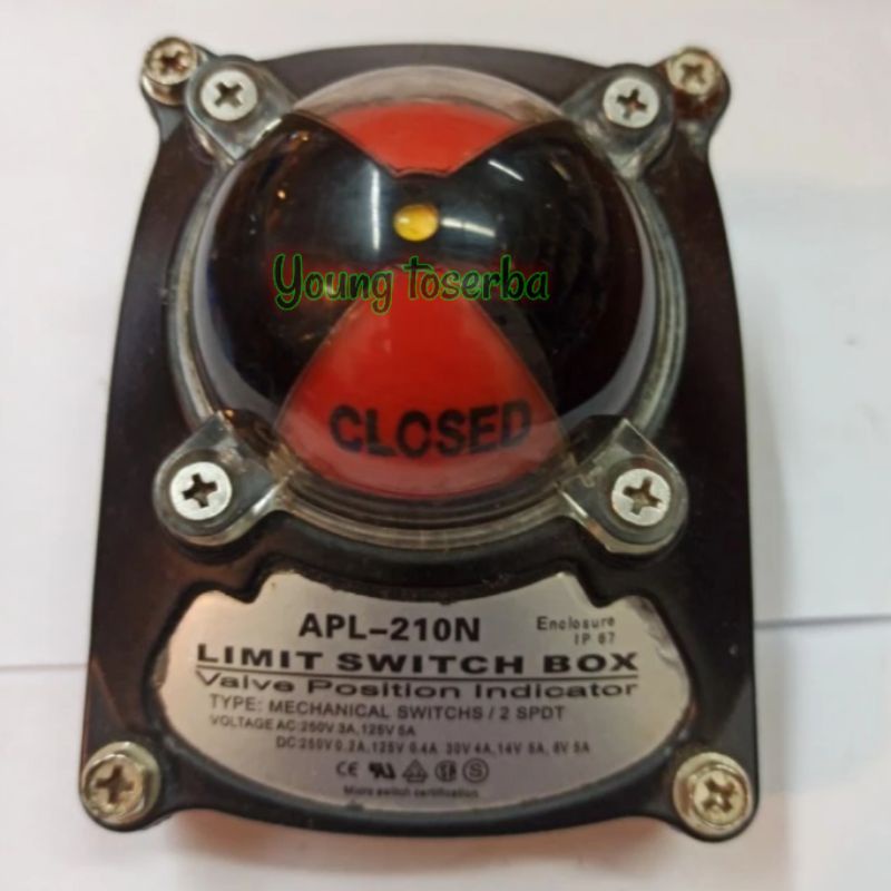 Jual APL-210N LIMIT SWITCH BOX ACTUATOR VALVE POSITIONER INDICATOR ...