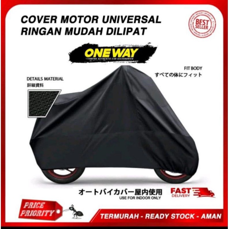 Jual ONE WAY ONEWAY COVER MOTOR INDOOR MURAH NMAX PCX FREGO LEXI AEROX ...