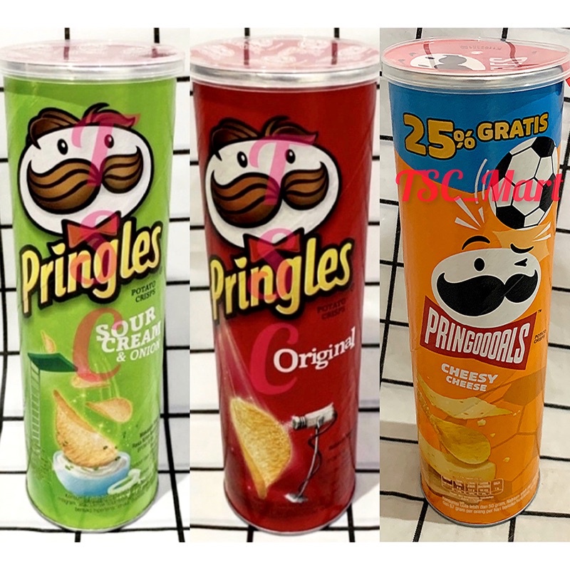 Jual Pringles / Sour / Cream / & / Onion / Chips 107gr / Potato / Crisp ...