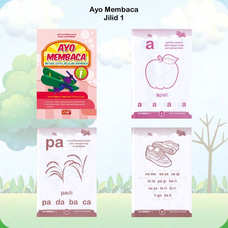 Jual Buku AYO MEMBACA - ATTUQA - ORIGINAL - metode cepat belajar membaca huruf latin - mahir ...