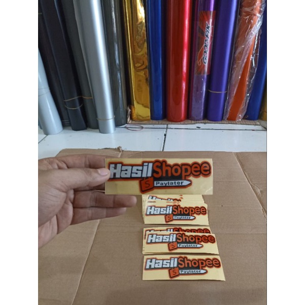 Jual Sticker cuting Shopee#michat#stickercuting#BUKAN PRINTING | Shopee ... Jual Sticker cuting Shopee#michat#stickercuting#BUKAN PRINTING | Shopee ...