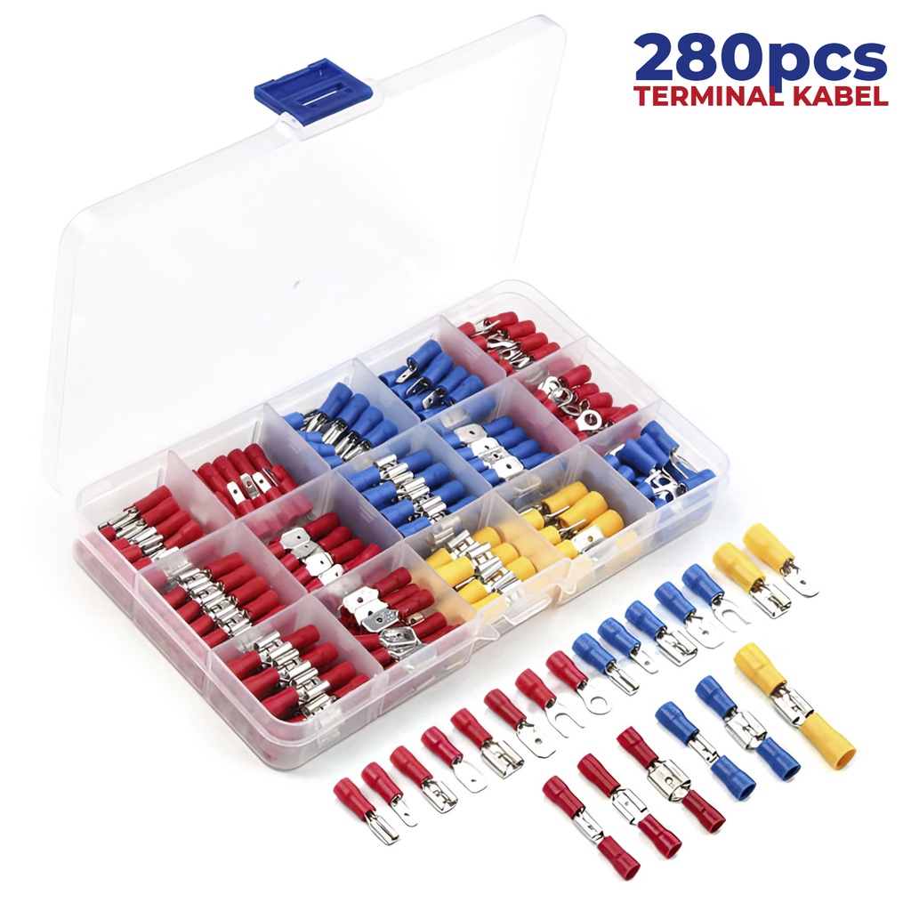 Jual Allefix Set Konektor Terminal Kabel Listrik Bahan Tembaga Set ...