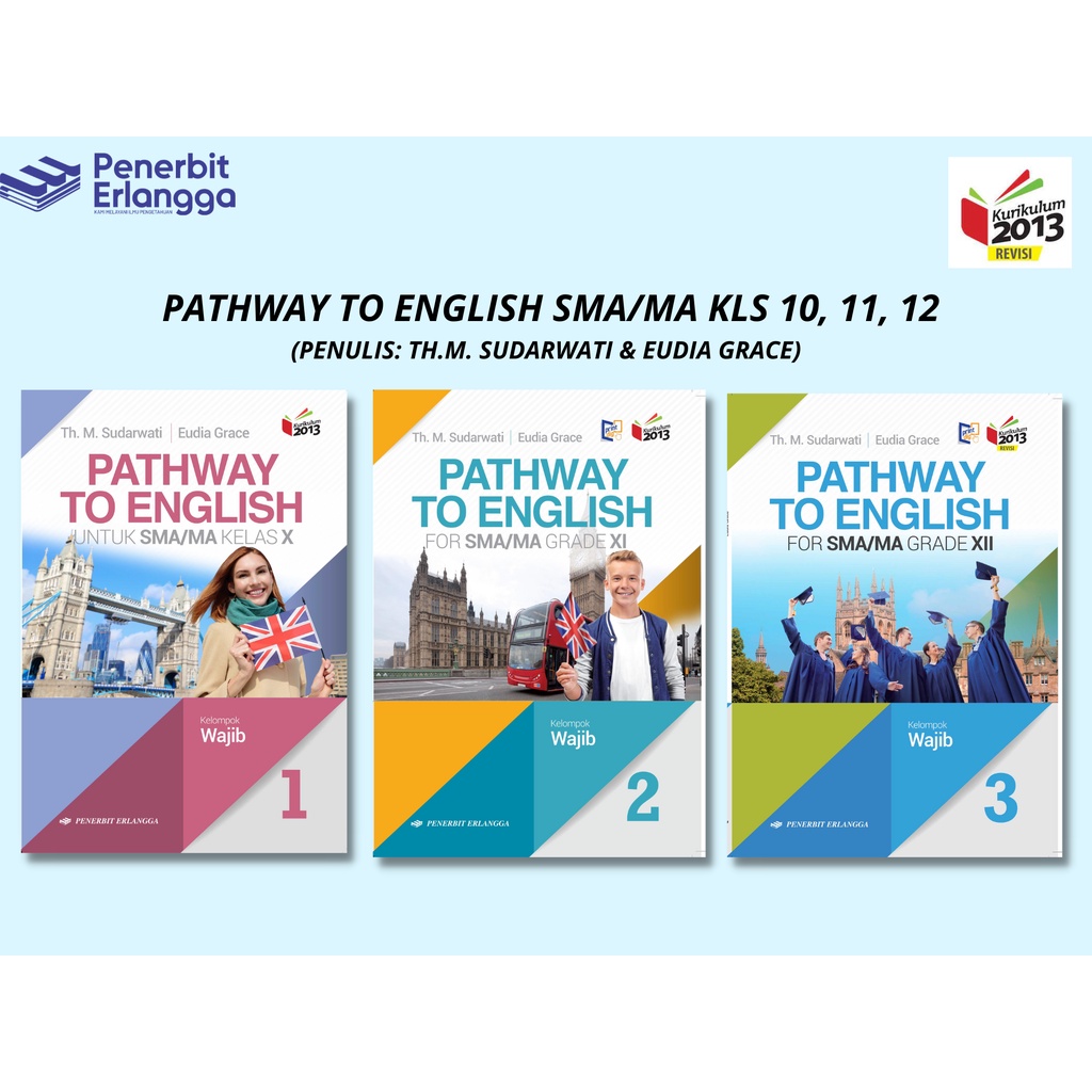 Jual [Erlangga Official] Pathway To English Sma Kelas 10 11 12 | Shopee ...