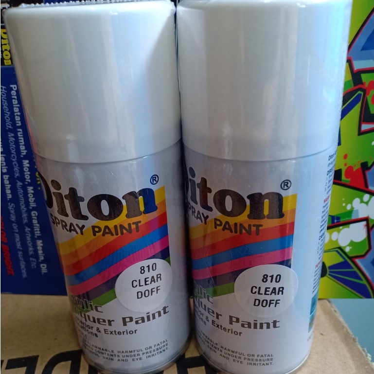 Jual Pilox Cat Semprot DITON Spray Paint Acrylic Diton Clear Doff ...