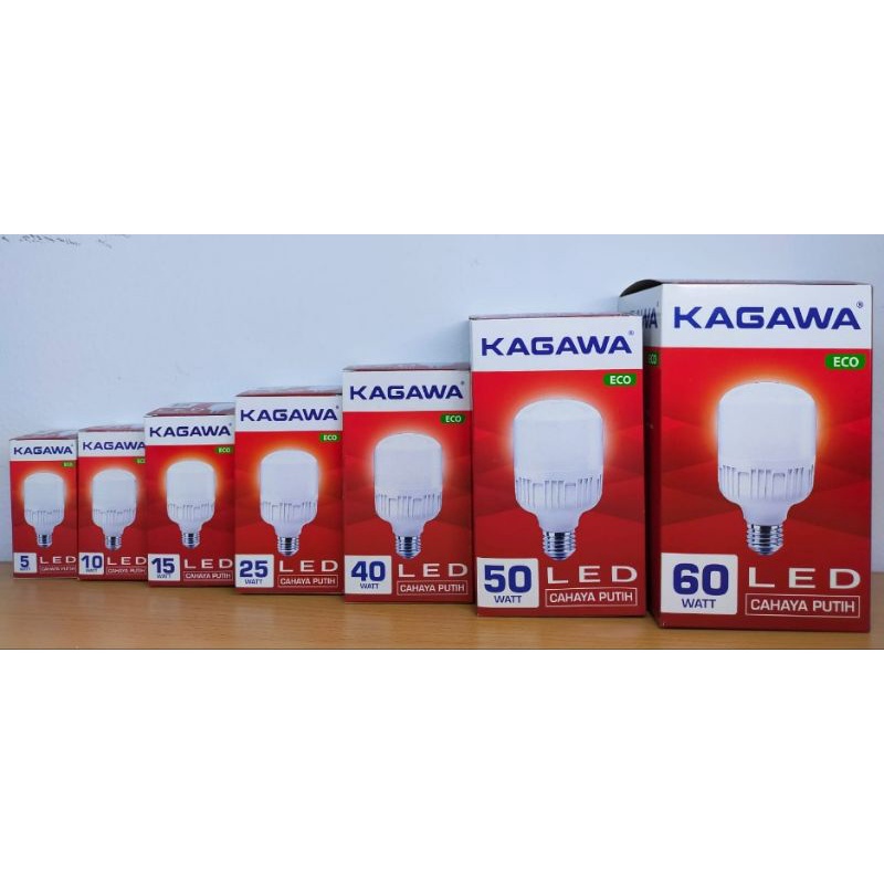 Jual KAGAWA ECO Lampu LED Capsule Bohlam 5 Watt/10 Watt/15 Watt/25 Watt/40 Watt/50 Watt | Shopee ...