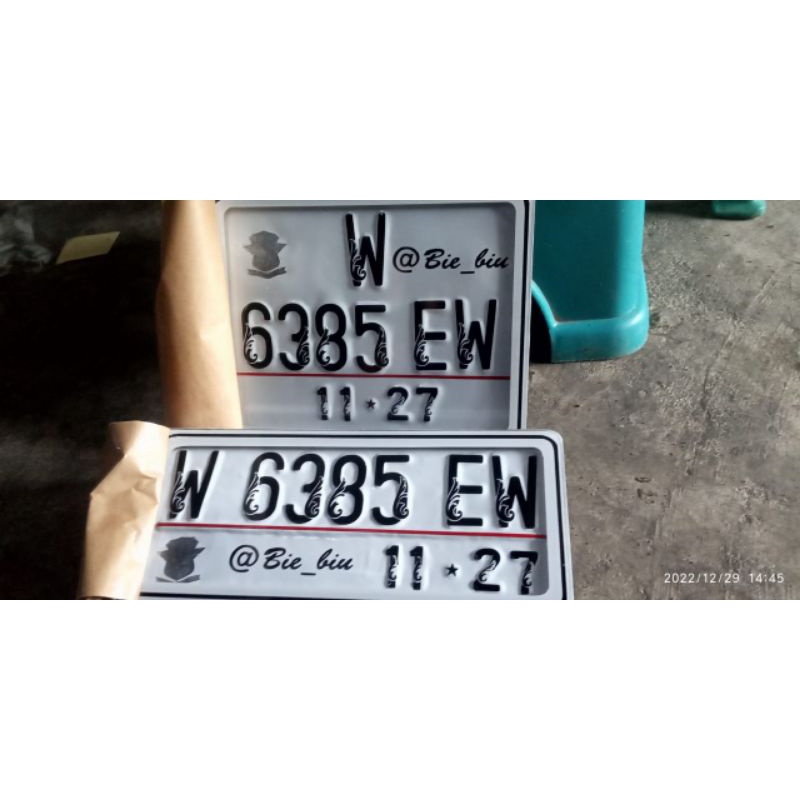 Jual plat nomor motor vesmet pcx n max dll free reques nama | Shopee ...