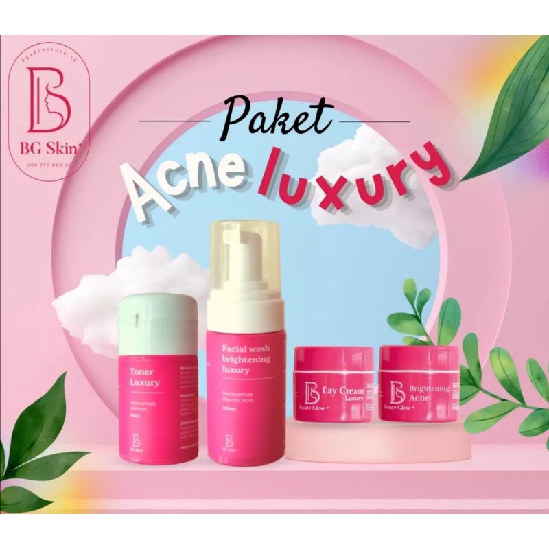 Jual BG SKIN PAKET ACNE LUXURY ( PRELOVED) | Shopee Indonesia