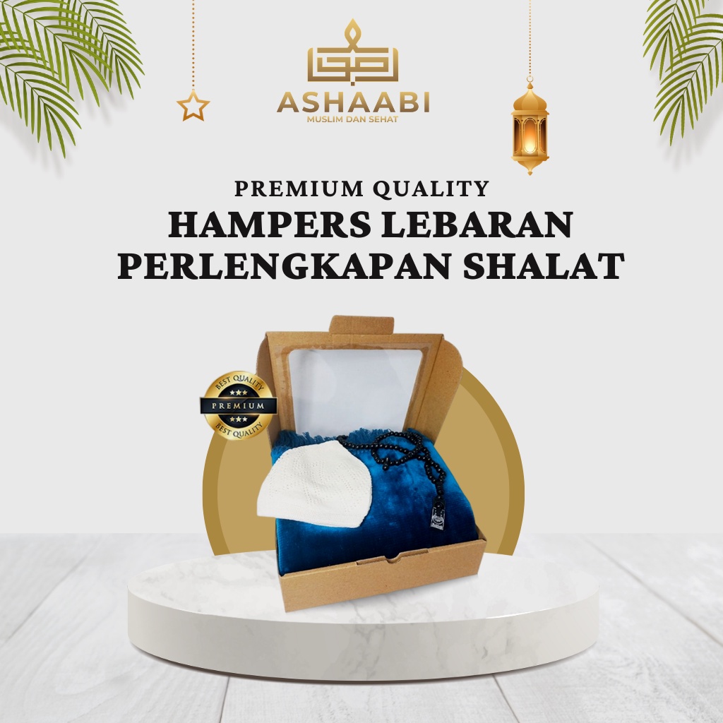 Jual Hampers Ramadhan Perlengkapan Shalat Box 3 in 1 Hampers Lebaran ...