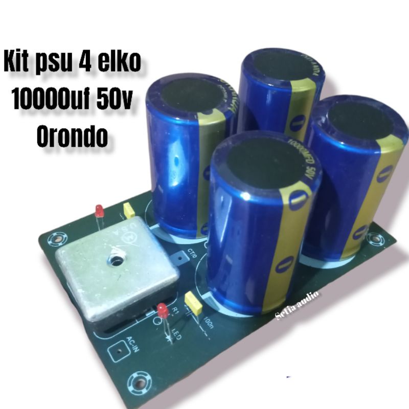 Jual kit psu power supply 10000uf 50v oranda paket lengkap 2 elko 4 ...