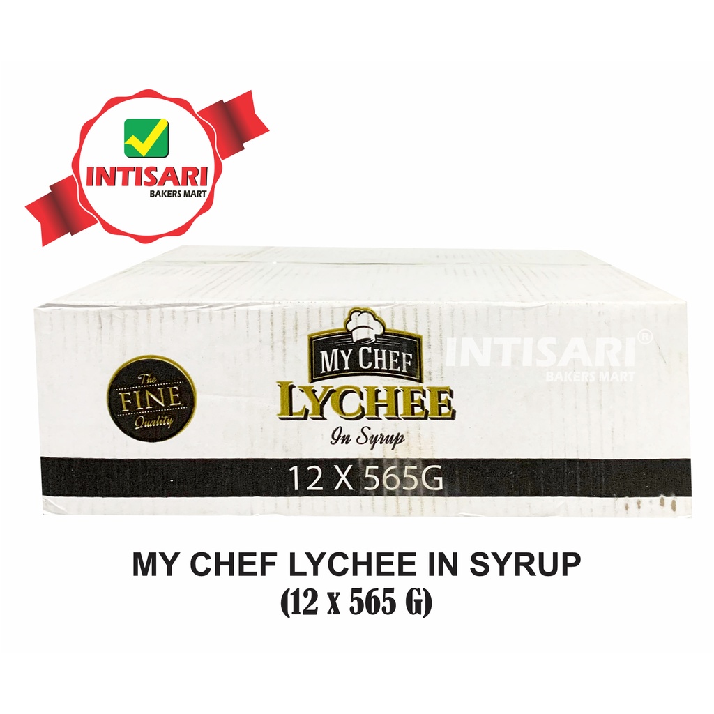Jual MY CHEF LYCHEE IN SYRUP 1 CTN (12 x 565 G) | Shopee Indonesia