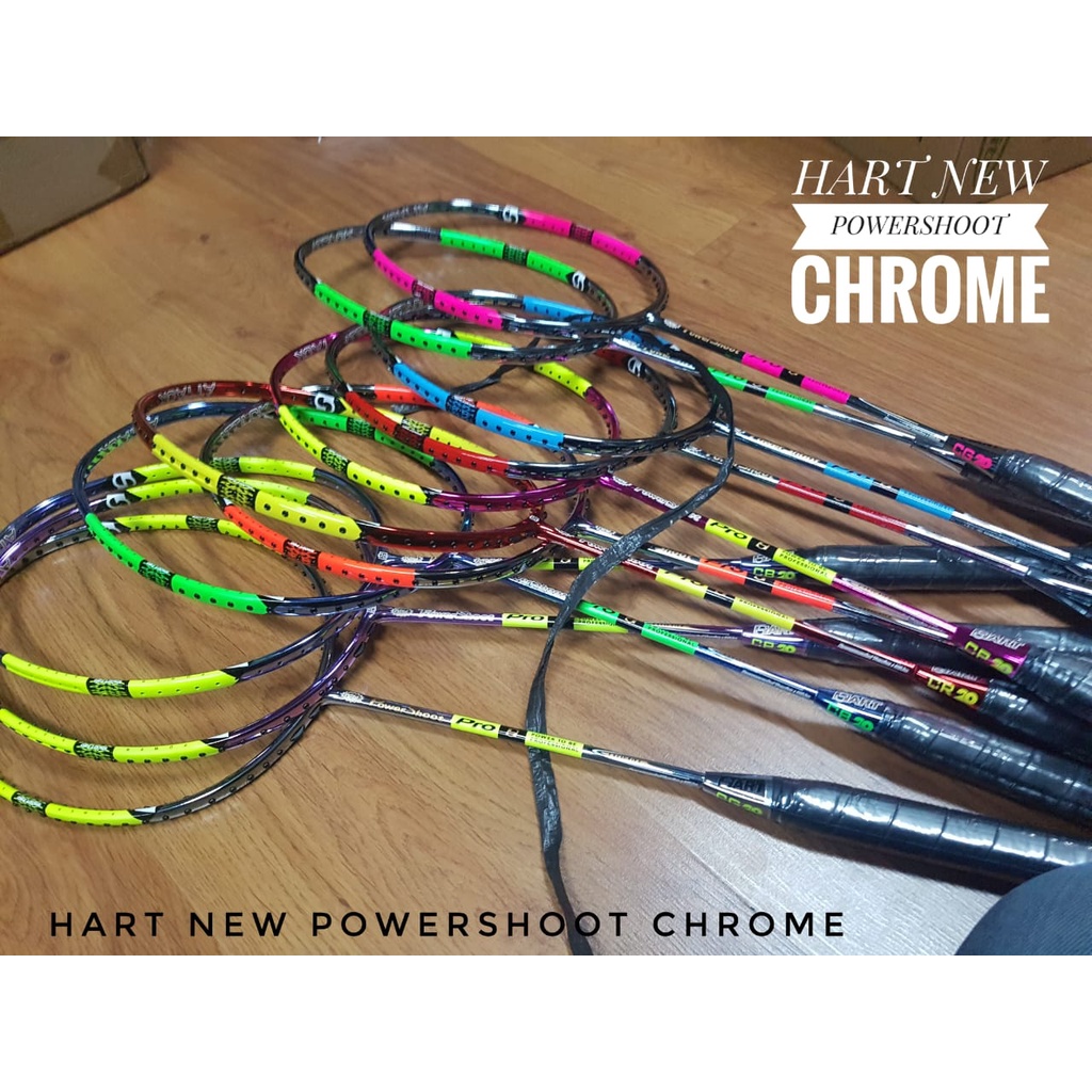 Jual Raket Hart Power Shoot Pro CHROME SERIES - ORIGINAL | Shopee Indonesia