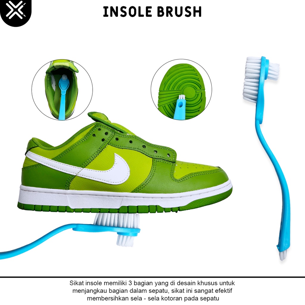 Jual Sikat Insole Sepatu / Sikat Pembersih Dalam Sepatu 3in1 | Shopee ...